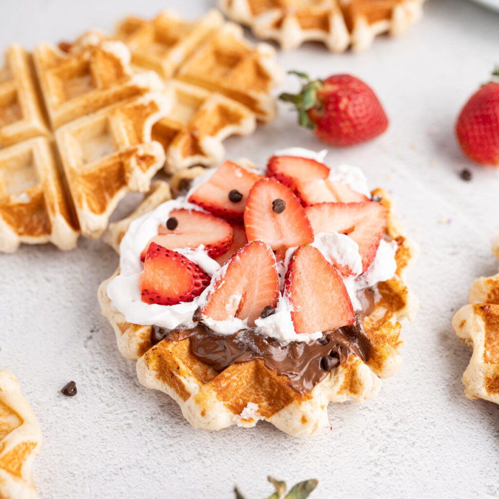 Liege Waffles (Waffle Love Copycat) - Cookies for Days