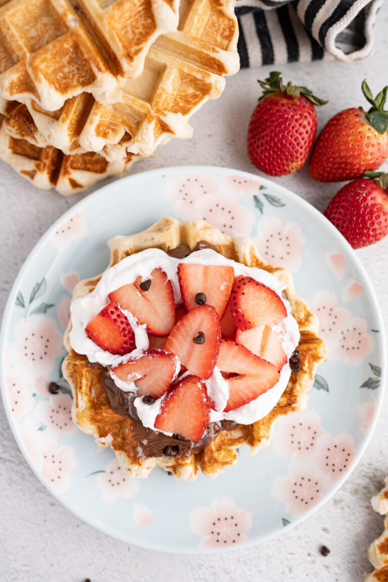 Liege Waffles (Waffle Love Copycat) - Cookies for Days